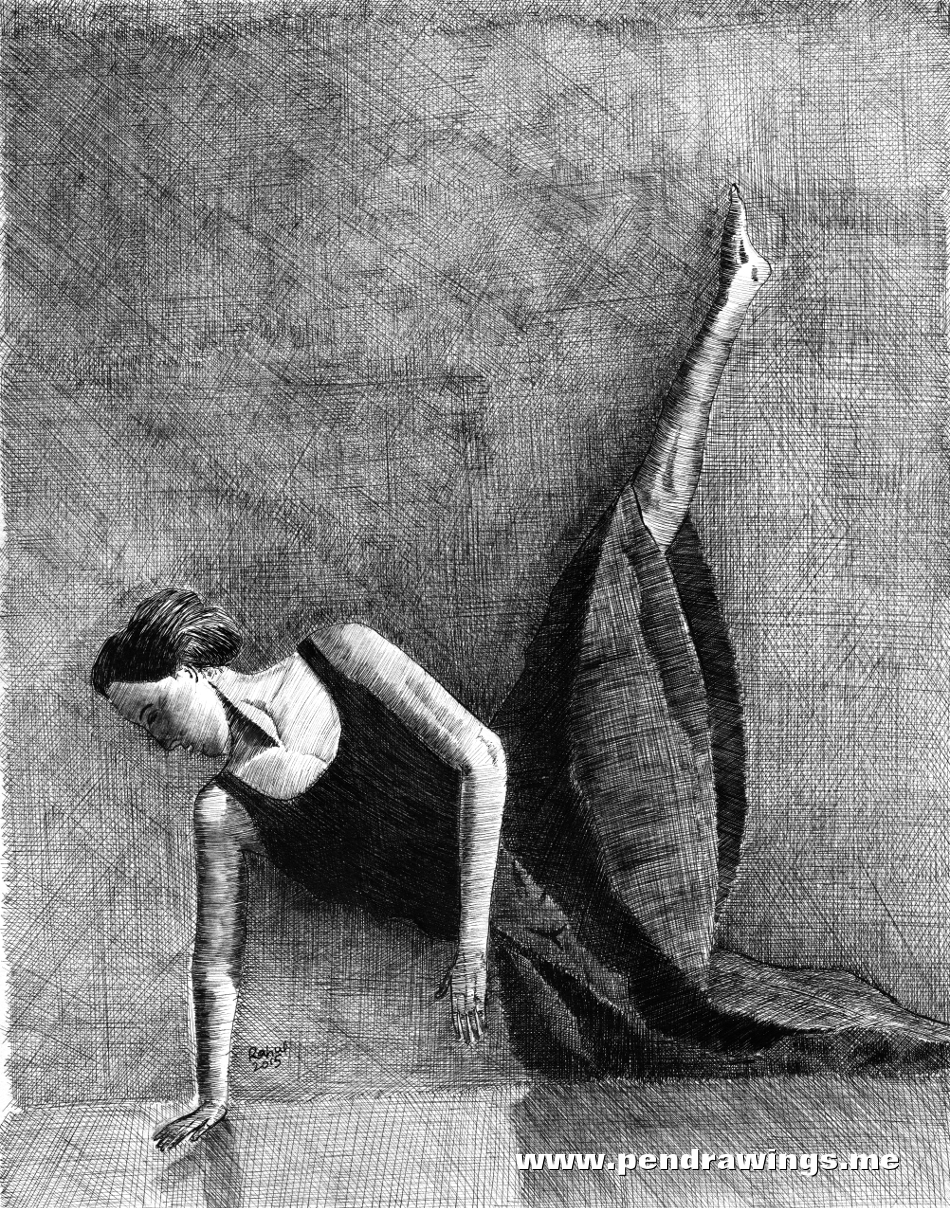 How to Draw Mountain - Pen and Ink Drawings by Rahul Jain