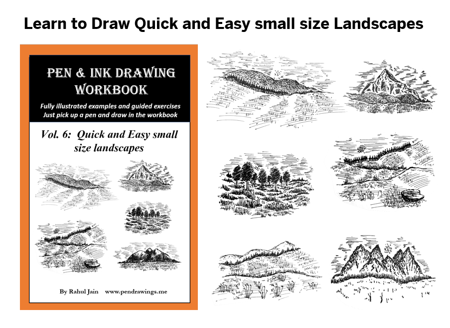Pen & Ink Drawing Workbook Vol. 6