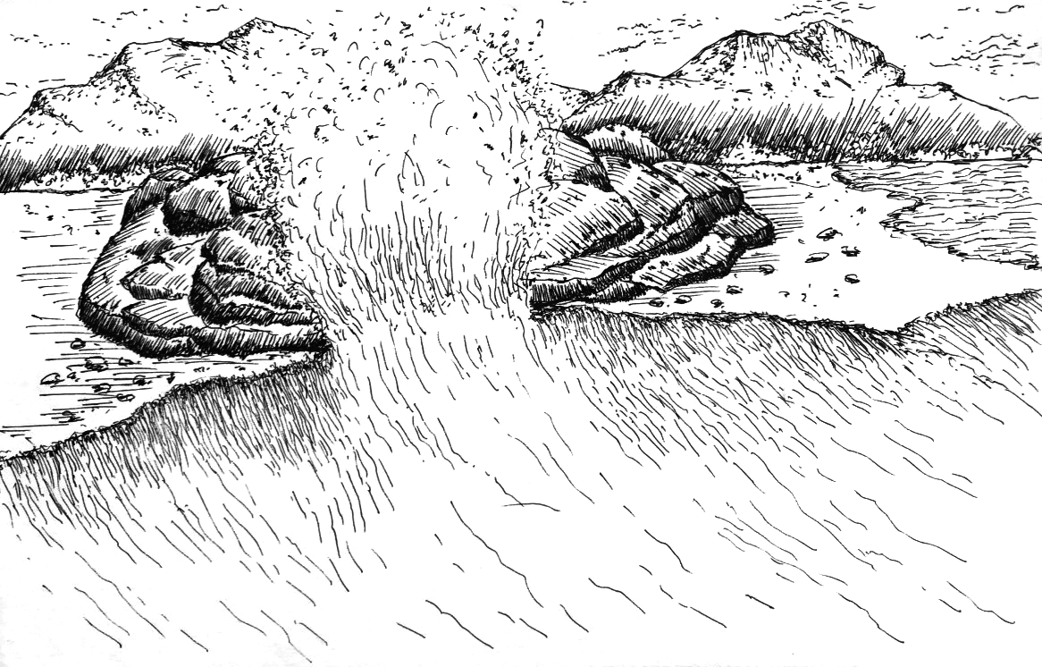 How to Draw Stones With Pen - Pen and Ink Drawings by Rahul Jain
